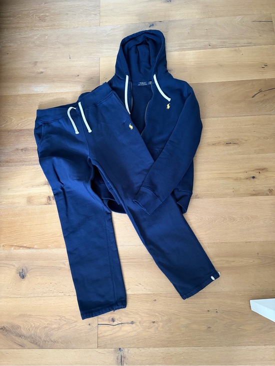 Ralph Lauren | Sweaters | Ralph Lauren Navy Zip Hoodie With Yellow Logo ...